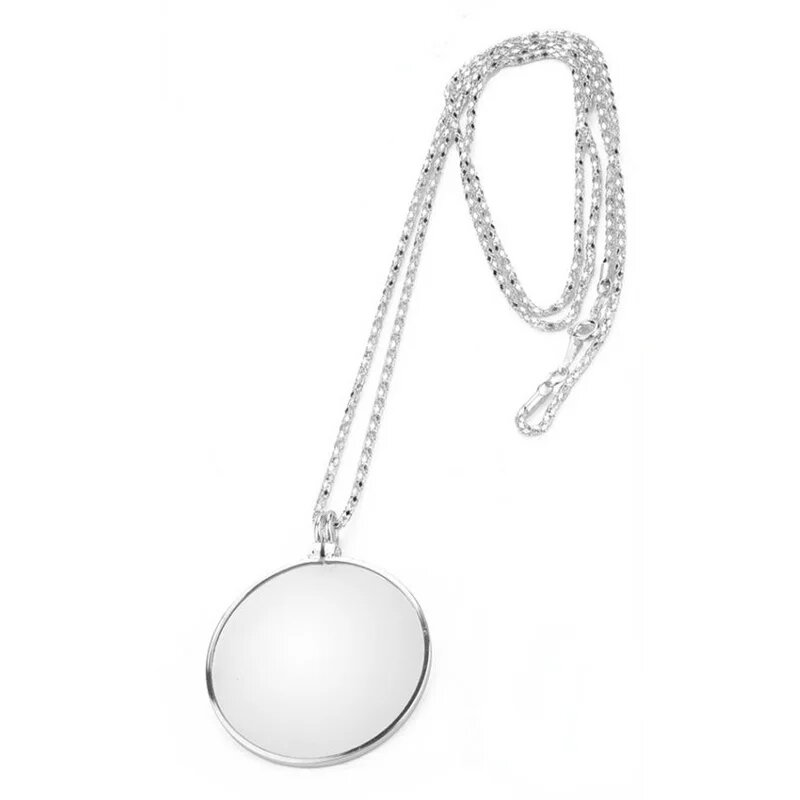 Лупа-ожерелье золотистого цвета silver