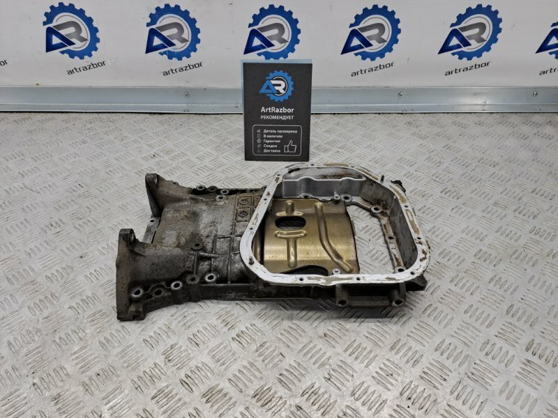 Б/У Поддон масляный двигателя Toyota Highlander 2 / Тойота Хайлендер 2 3MZ-FE 3.3