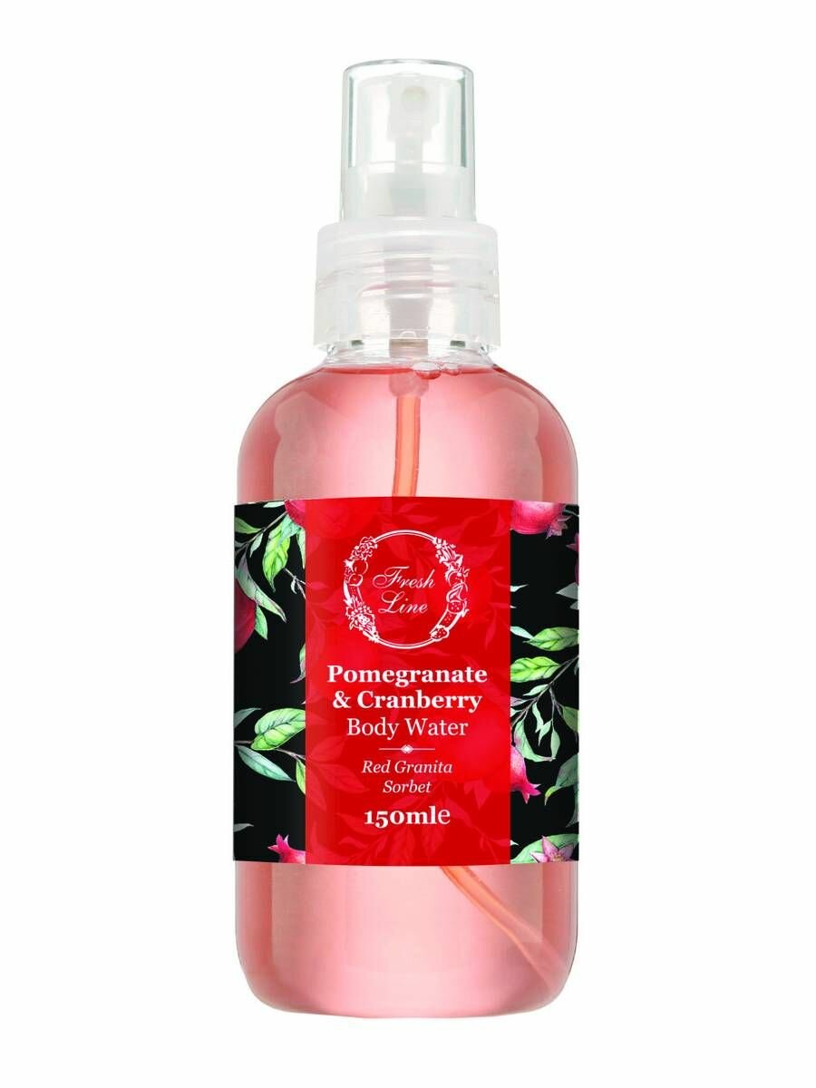Ароматная вода для тела "Гранат и клюква", 150 мл