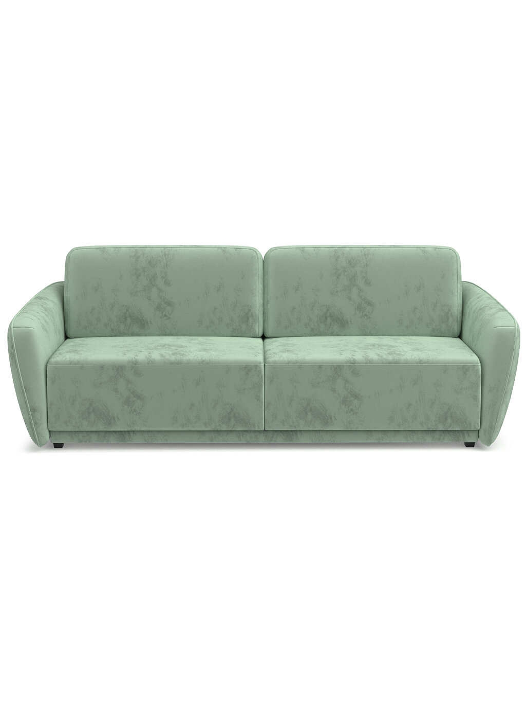 Диван-кровать раскладной PUSHE Тео СП, велюр, зеленый Nebby 915