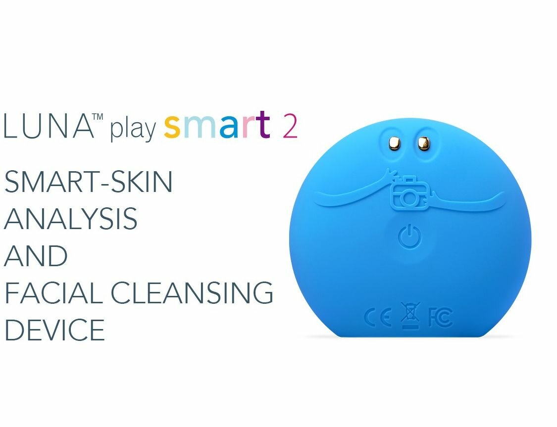Foreo LUNA play smart 2 Щетка для очищения лица для всех типов кожи-массажер улучшает впитываемость водоотталкивающих средств по уходу за кожей