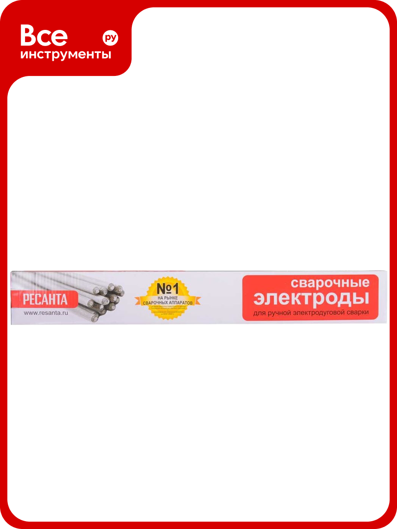 Электрод МР-3 (4 мм; 3 кг) Ресанта 71/6/25