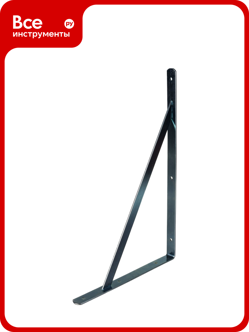 Уголок-кронштейн, STAYER, STAYER MASTER усиленный 500x330x30x4мм оцинкованный