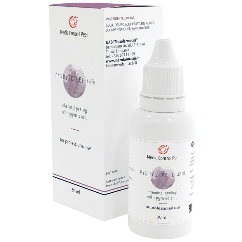 Пировиноградный пилинг Pyruvicpeel 40%, 30 мл Medi Control Peel