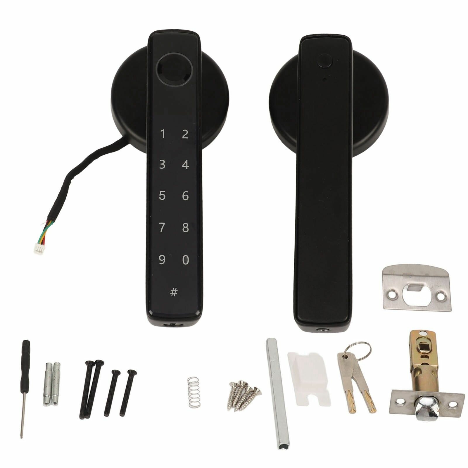 Умный замок F8 с дактилоскопическим сенсором (без батареи)