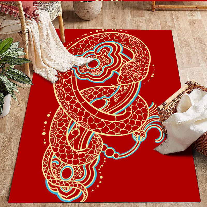 Ковер Pansy Rugs "Тигр", 150cm*210cm, безворсовый, гипоаллергенный, Турция