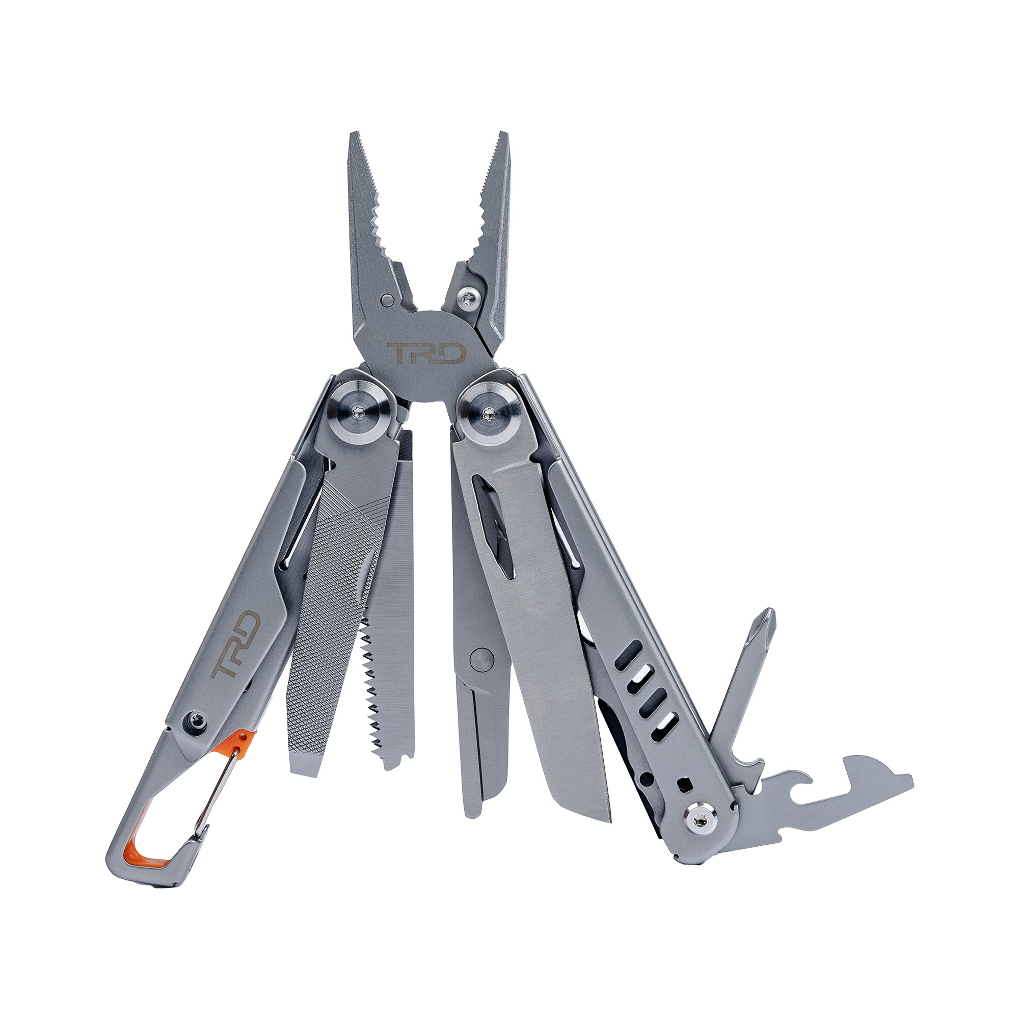 Мультитул TRD TRUE TOOL 15S 15 функций - Нержавеющая сталь. Для туризма, рыбалки, авто, дома
