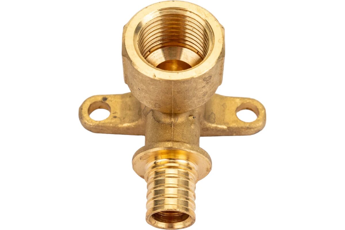 ELSEN Угольник настенный латунь, В, 16 мм, 1/2" - EFA25.16-12WB, монтажный элемент