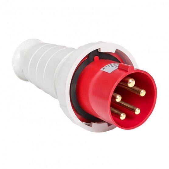 Вилка силовая переносная 63А 3P+PE+N IP67 035 EKF