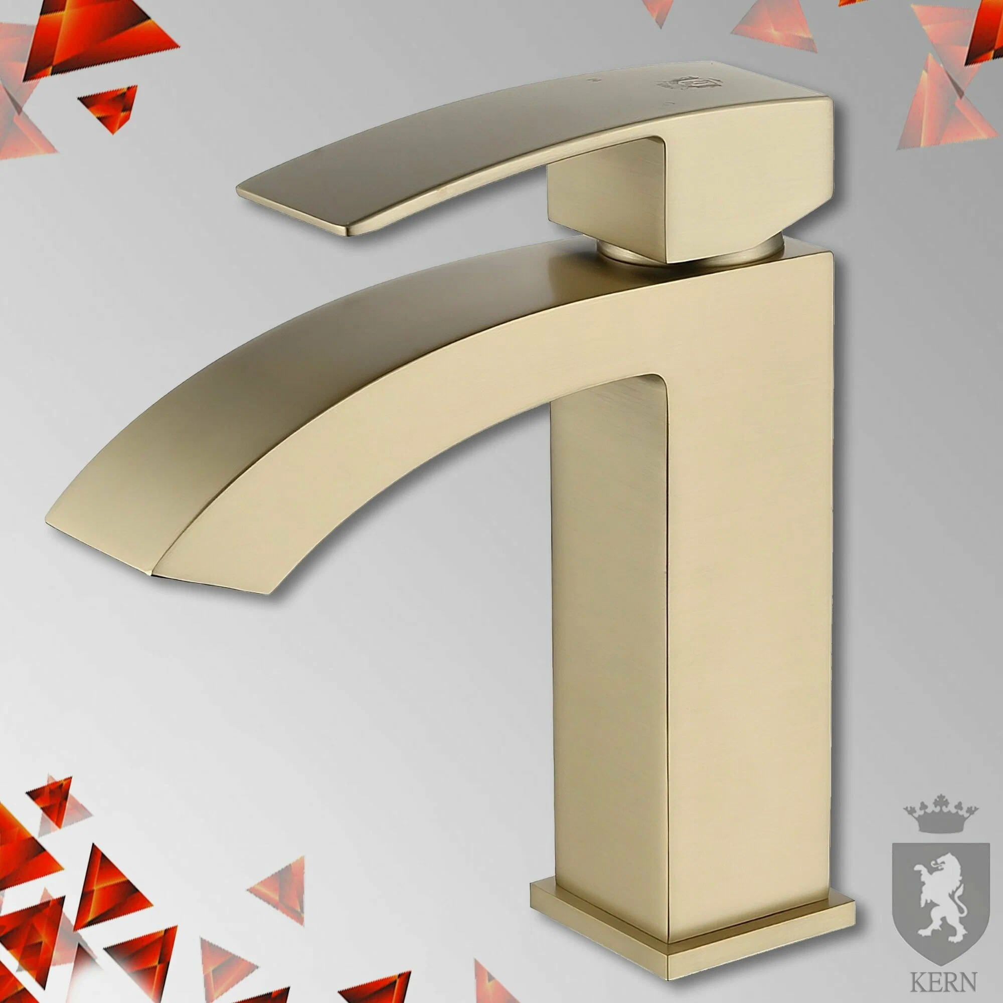 Смеситель для раковины из латуни Kern 1065 бронзового цвета Bronze