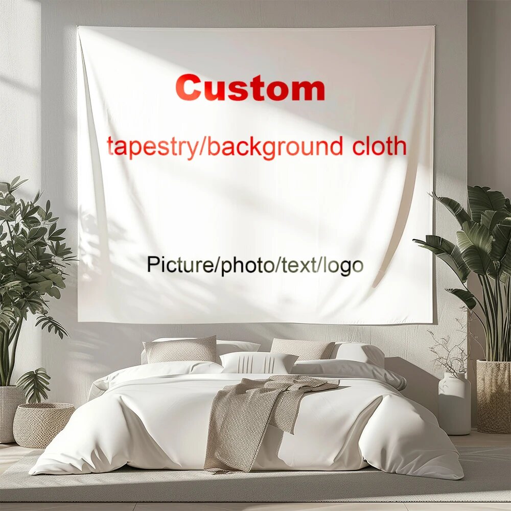 Гобелены для фотографий по индивидуальному заказу - ткань для домашнего фона, украшение для спальни, индивидуальное украшение, подарки для праздничной вечеринки, customized, 300x150cm