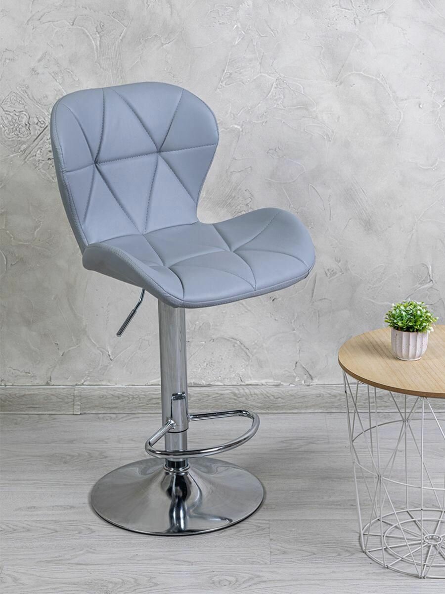 Барный стул со спинкой для кухни с регулировкой высоты.