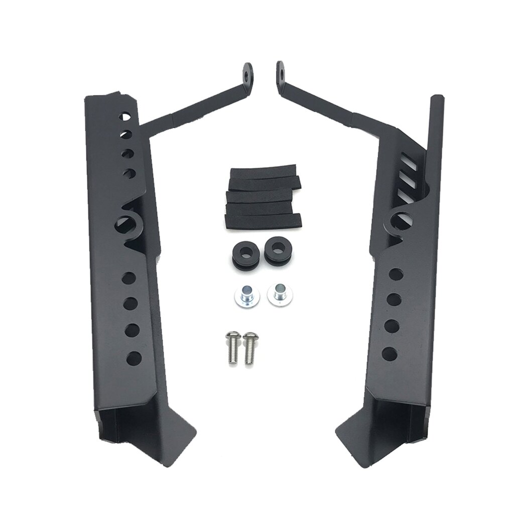 1 комплект из двух аксессуаров, подходящих для модифицированного бака для воды Yamaha MT 09, левый и правый мотоциклетные сетки-черный