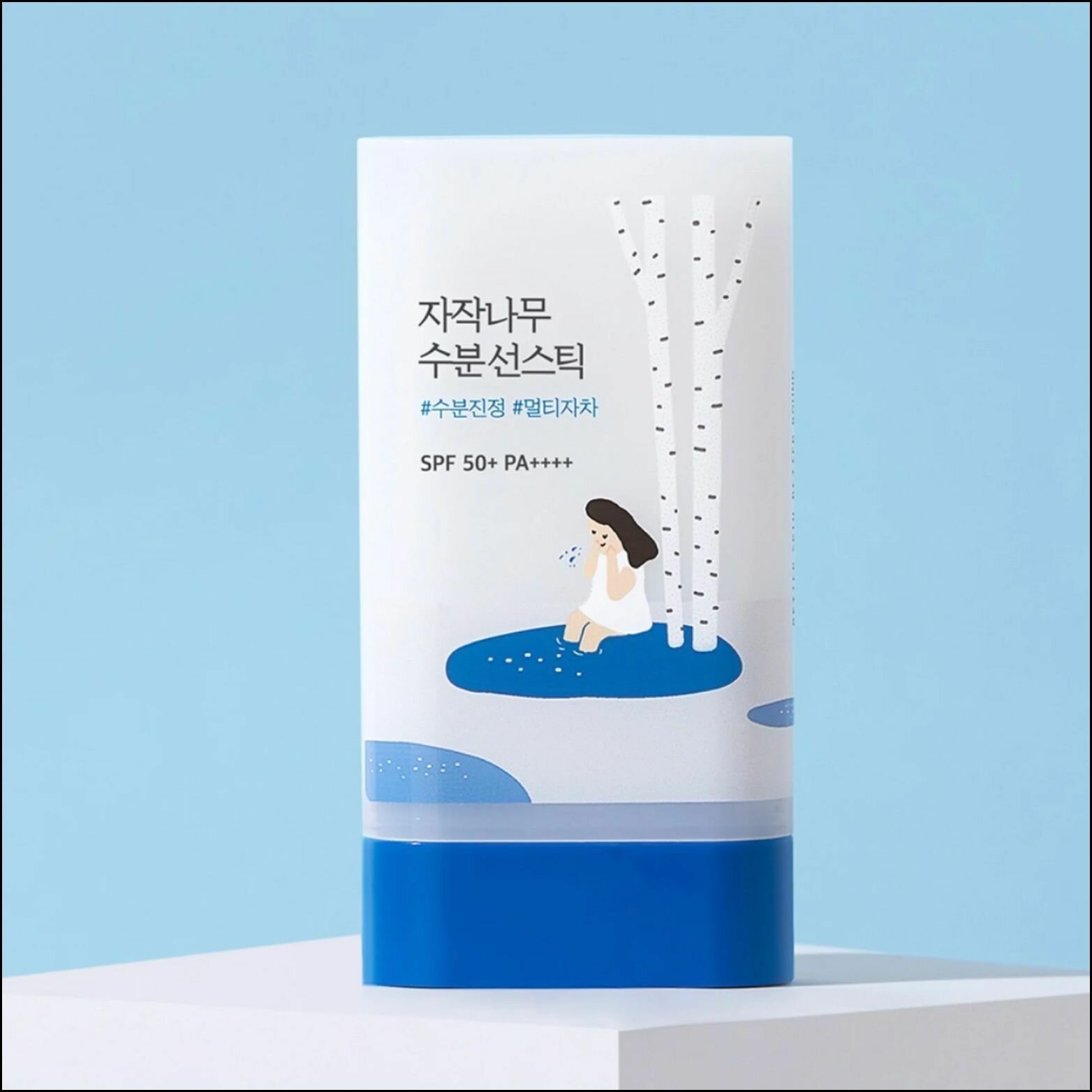 Round Lab Крем-стик солнцезащитный березовый увлажняющий - Moisturizing sun stick SPF 50+ 19г