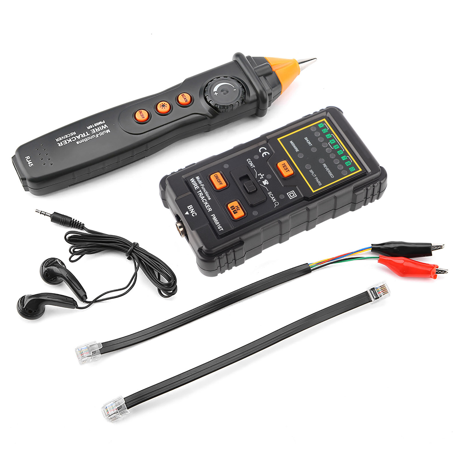 PeakMeter PM6816 Многофункциональный сетевой кабельный проволочный провод Line Finder RJ45 RJ11