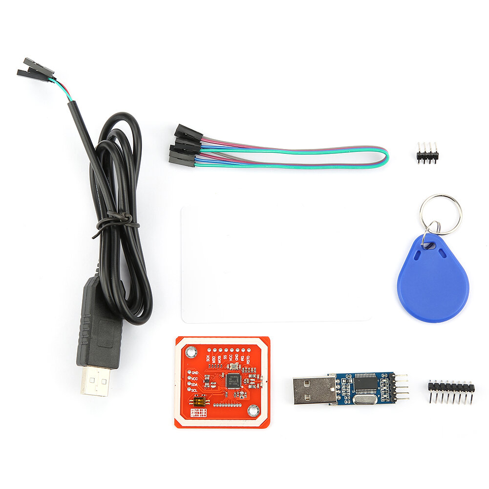 PN532/PL2303HX Комбинированный считыватель NFC Близкий полевой коммуникации Полная карта шифрования репликация