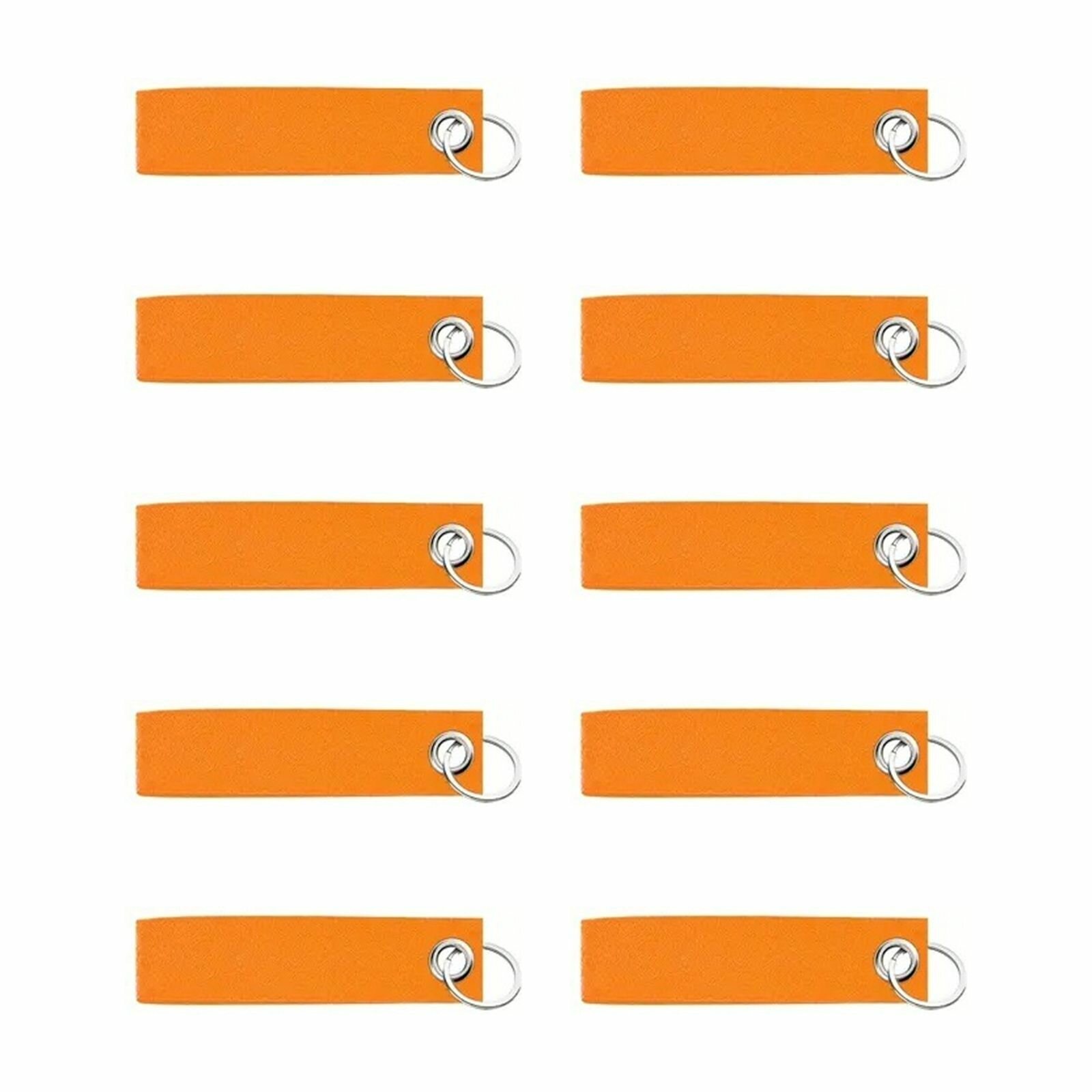 10 штук прочных фетровых брелоков для персонализации