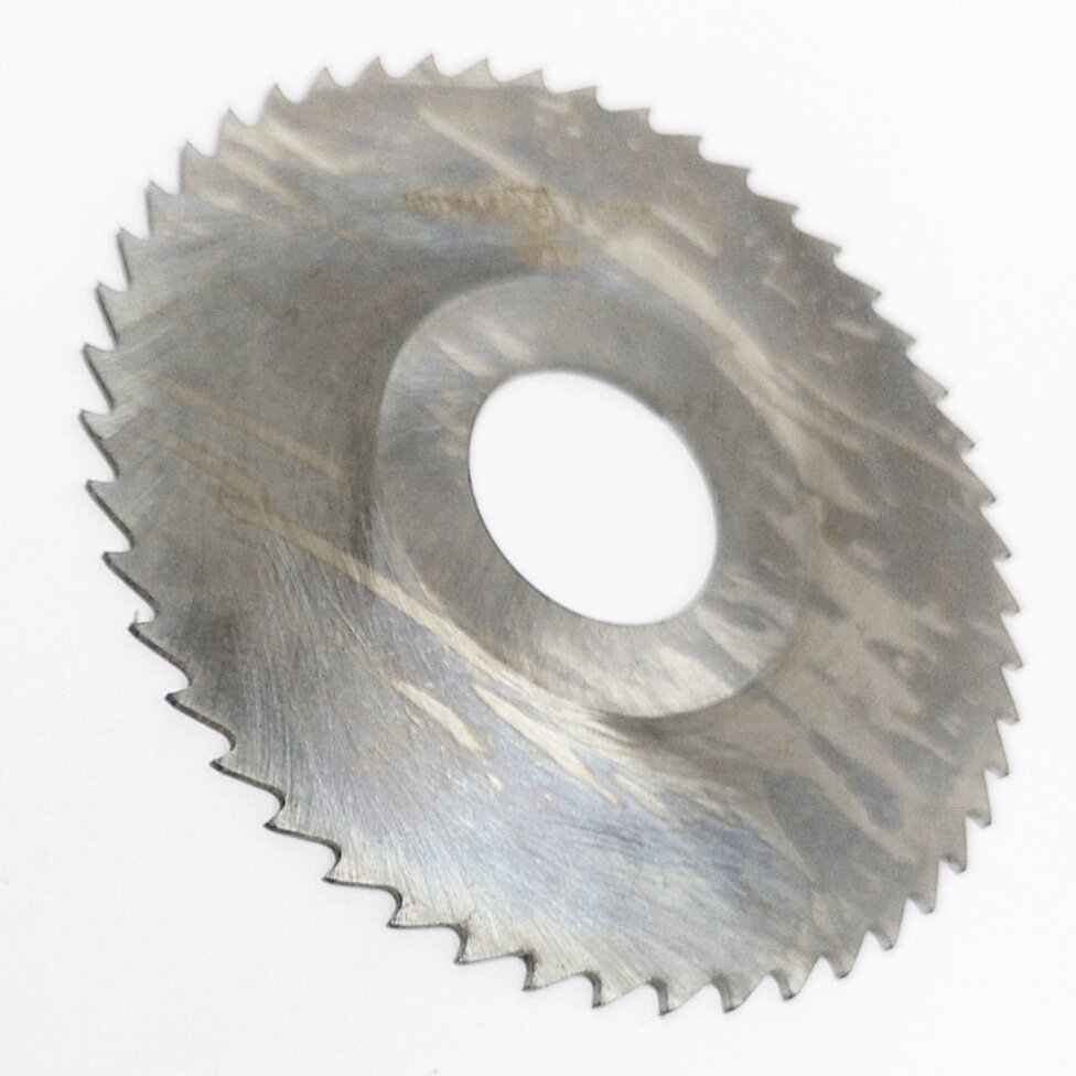 Фреза дисковая 2254-1234 отрезная/прорезная 100х1,2 z-48 Р6М5 (Тип2, посадка-27мм, ступица-d45мм) ГОСТ 2679-93