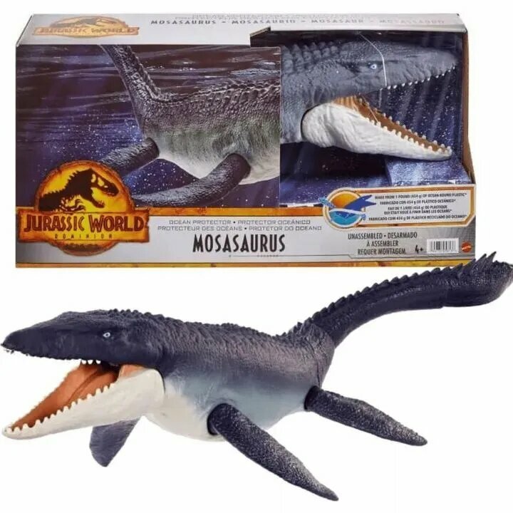 Динозавр Мозазавр Mattel Jurassic World Dominion Mosasaurus Защитник Океана