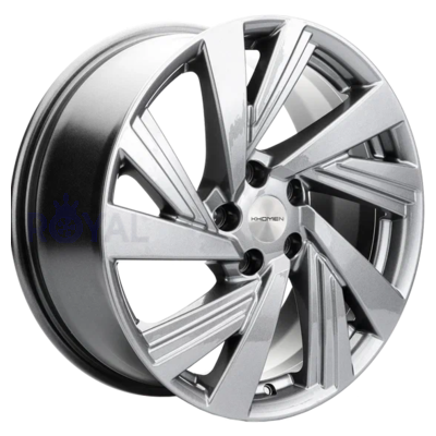 Литой колесный диск Khomen Wheels KHW1801 (Outlander) 7,5x18/5x114,3 ET38 D67,1 Gray