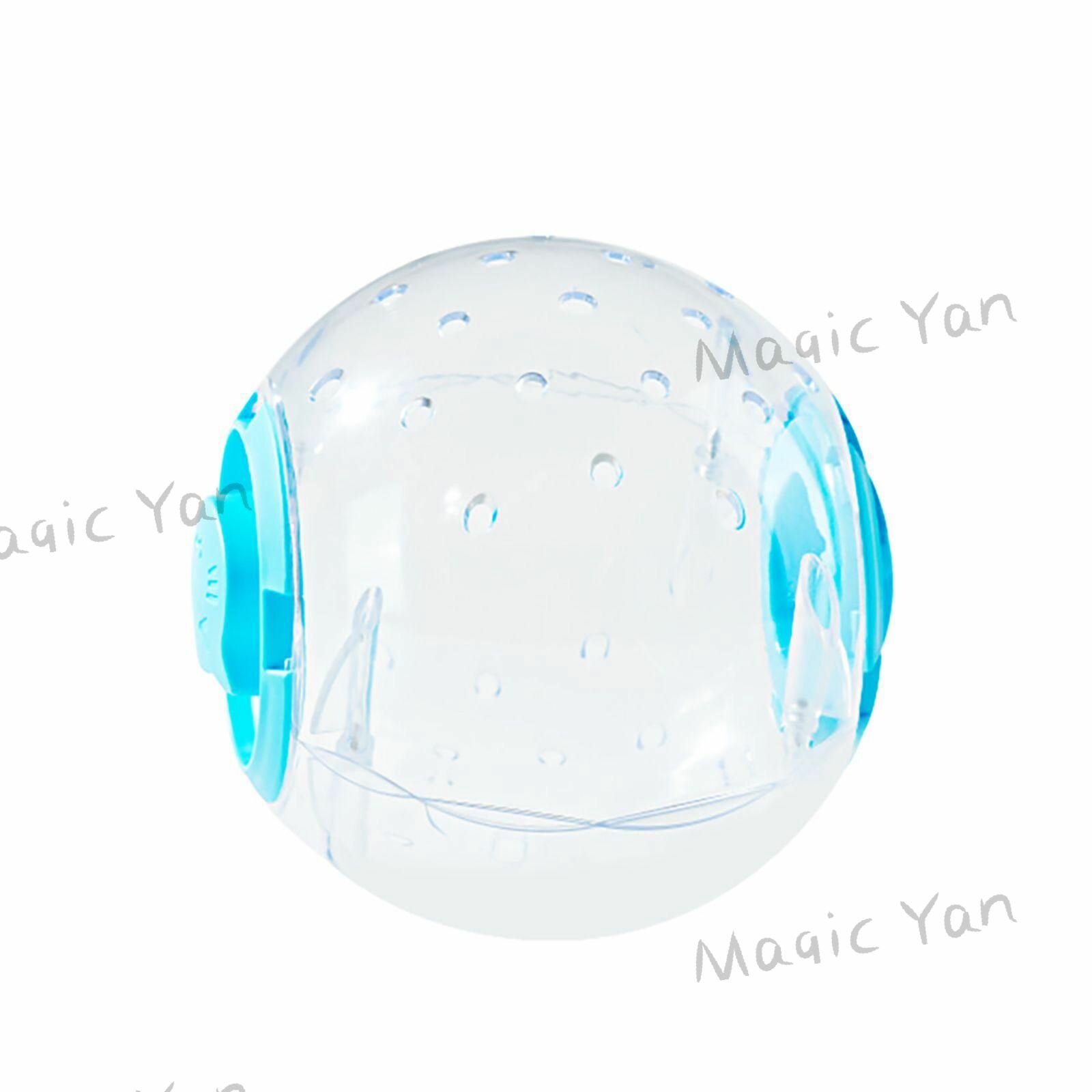 Шар прогулочный для хомяка, грызуна, мышей, крыс, 18 см+тяговый трос длиной 1,4 м веревка