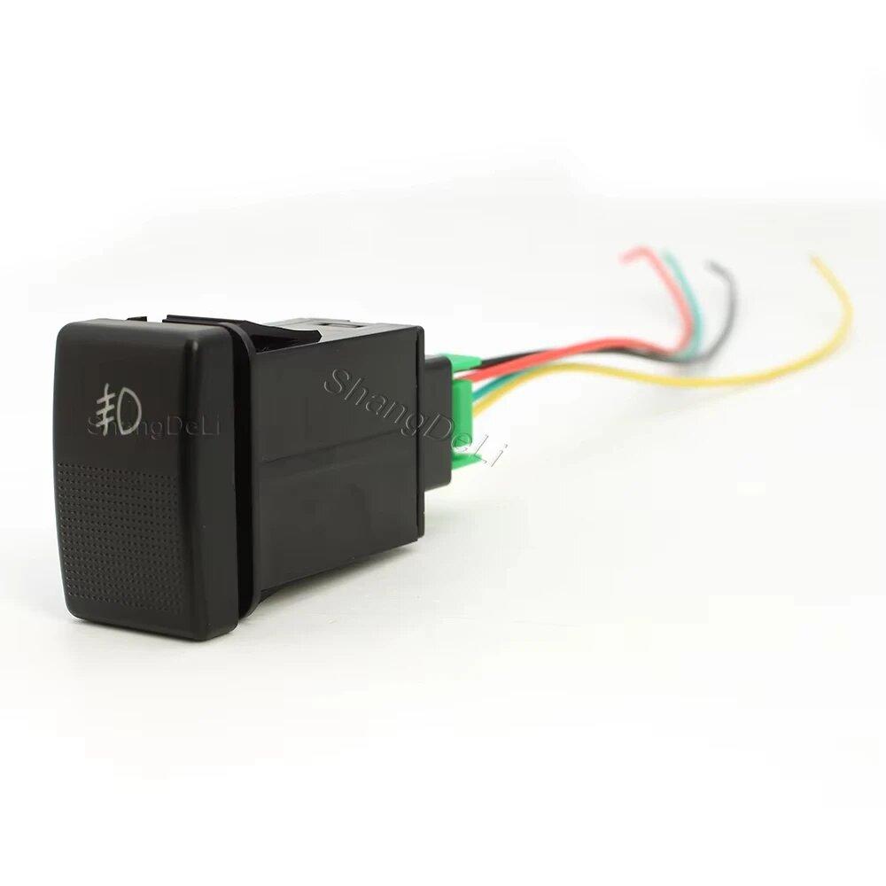 Красный светодиодный светильник, переключатель включения и выключения, кнопка передней противотуманной фары с соединительным проводом для Mazda 5 Mazda 6, аксессуары