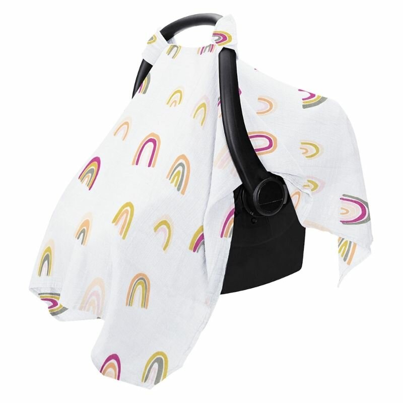Пылезащитный и ветрозащитный чехол для детской корзины-rainbow