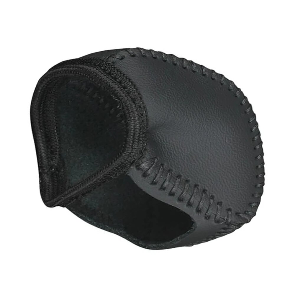 Кожаный автомобильный чехол с воротником переключения передач, сделай сам, чехол на ручку Black