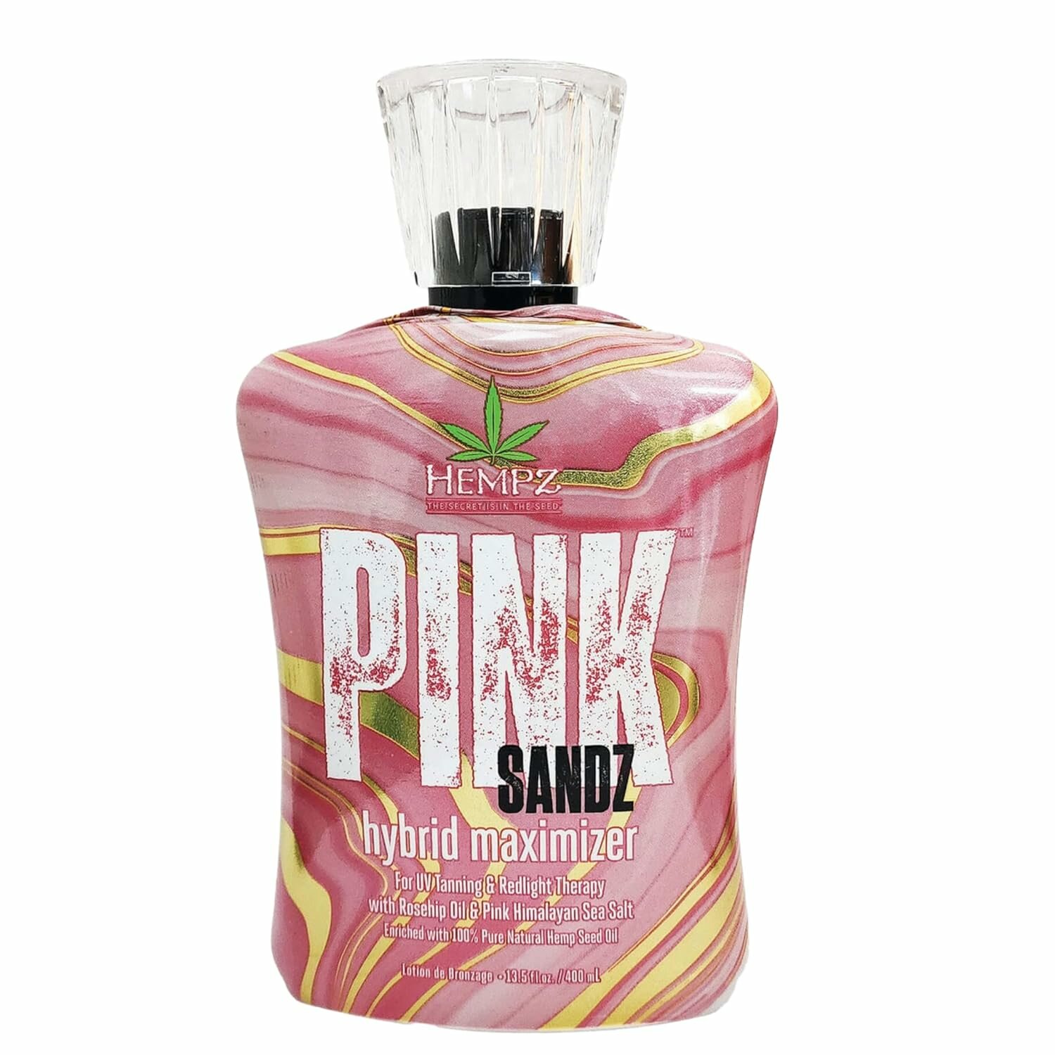 Гибридный лосьон-активатор с коллагеновым комплексом светотерапии Hempz Pink Sandz 400 мл