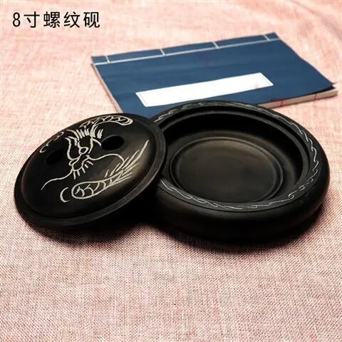 Камень для письма Inkstone Longan Round Темно-синий, 1 party E