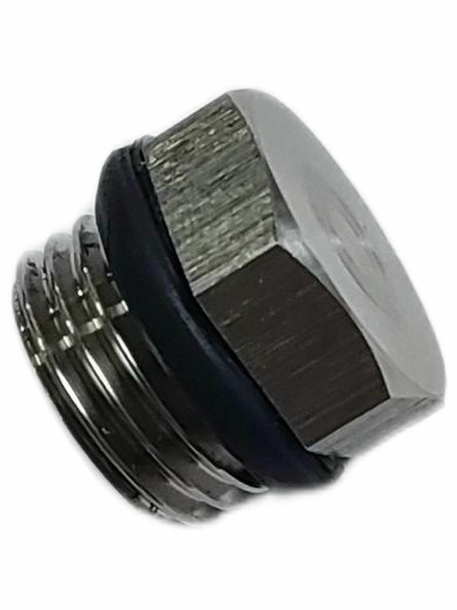 Пробка заливная для насосной станции, d-13 мм, нержавеющая сталь