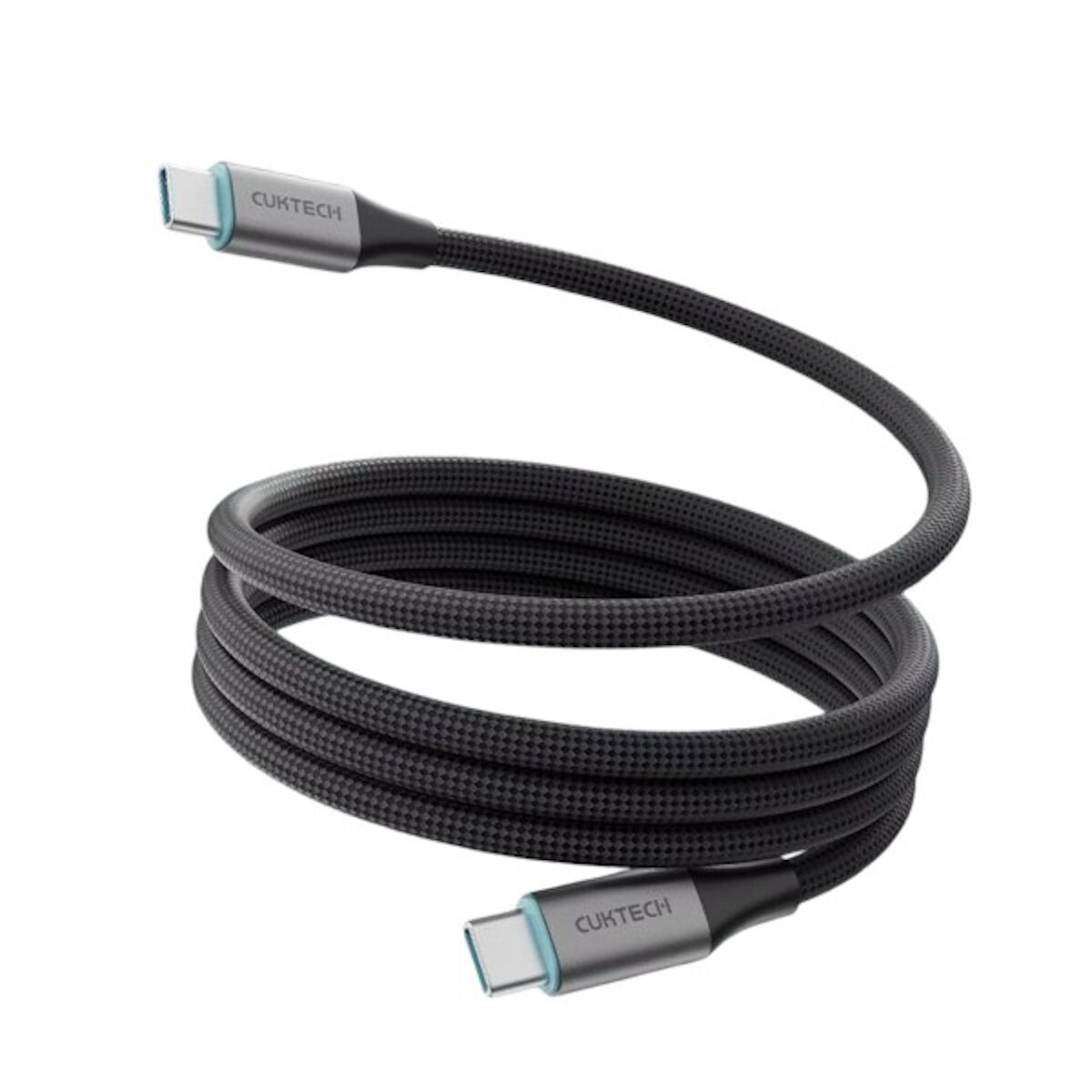 Кабель магнитный Cuktech Type-C - Type-C (CMC610) 6A 240W 1,0м черный/серый