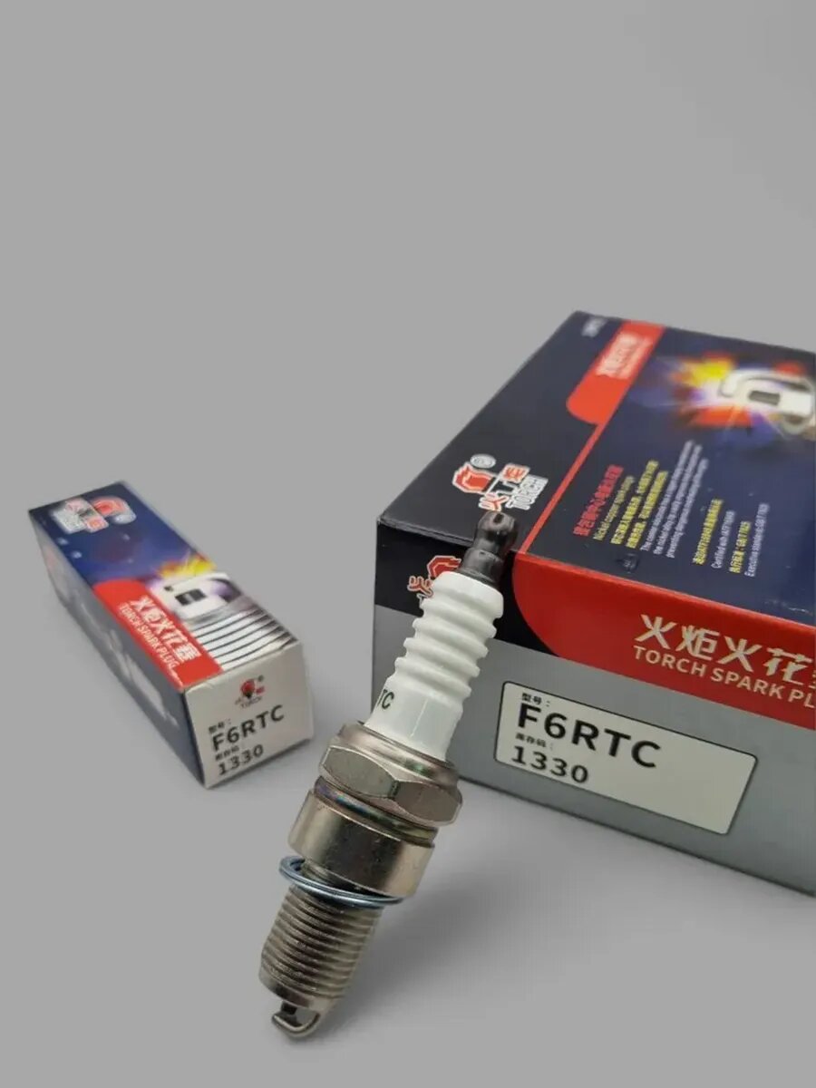 Свеча зажигания F6RTC, 2 штуки