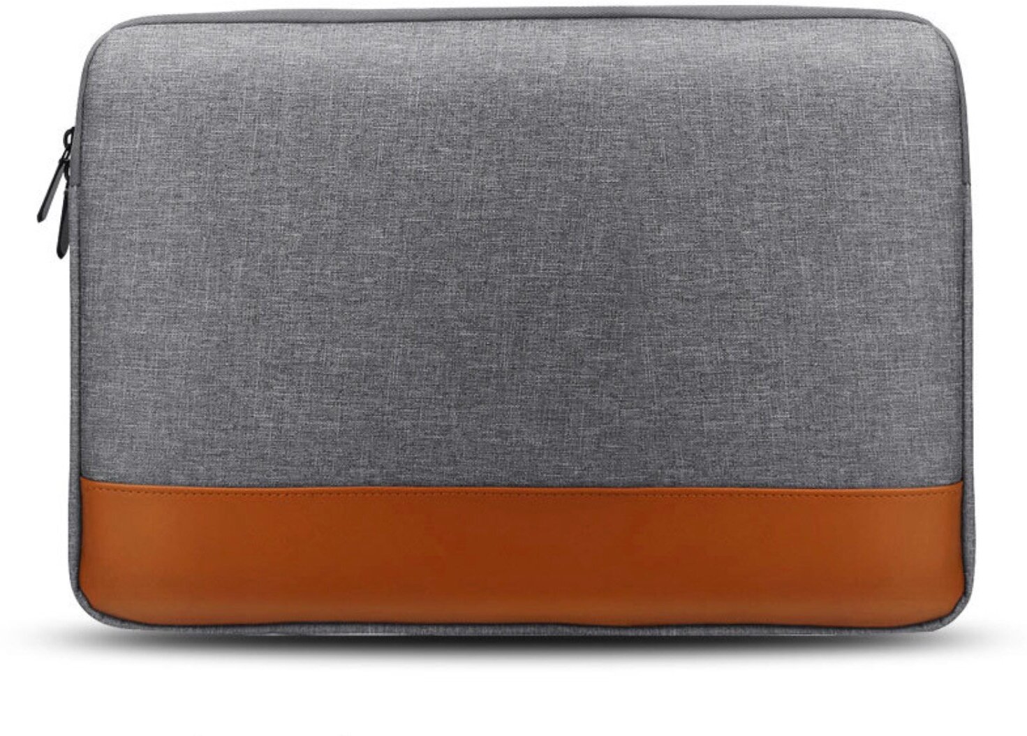 Чехол-папка MyPads из текстильной ткани для ноутбуков Xiaomi MSI Macbook 15.6 / 16 дюйма на молнии темно-серого цвета