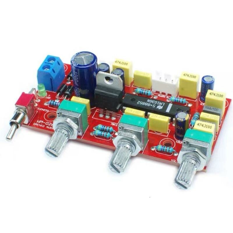 LM1036 OP-AMP Pre-A-Amplifier Tone Poard Модуль Hifi лихорадка усилитель