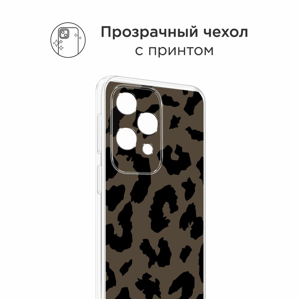 Чехол на Samsung Galaxy S10 / Самсунг Галакси S10 с принтом "Леопардовые пятна паттерн 1" — фото 1