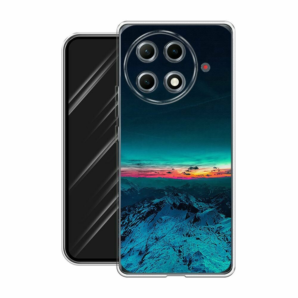 Чехол на Tecno Camon 30S Pro / Текно Камон 30S Про с принтом "Закат в горах" — фото 1