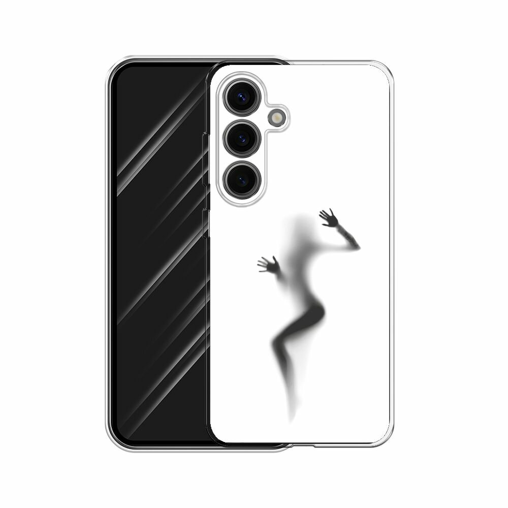 Чехол на Samsung Galaxy S25 / Самсунг S25 с принтом "Девушка в душе" — фото 1