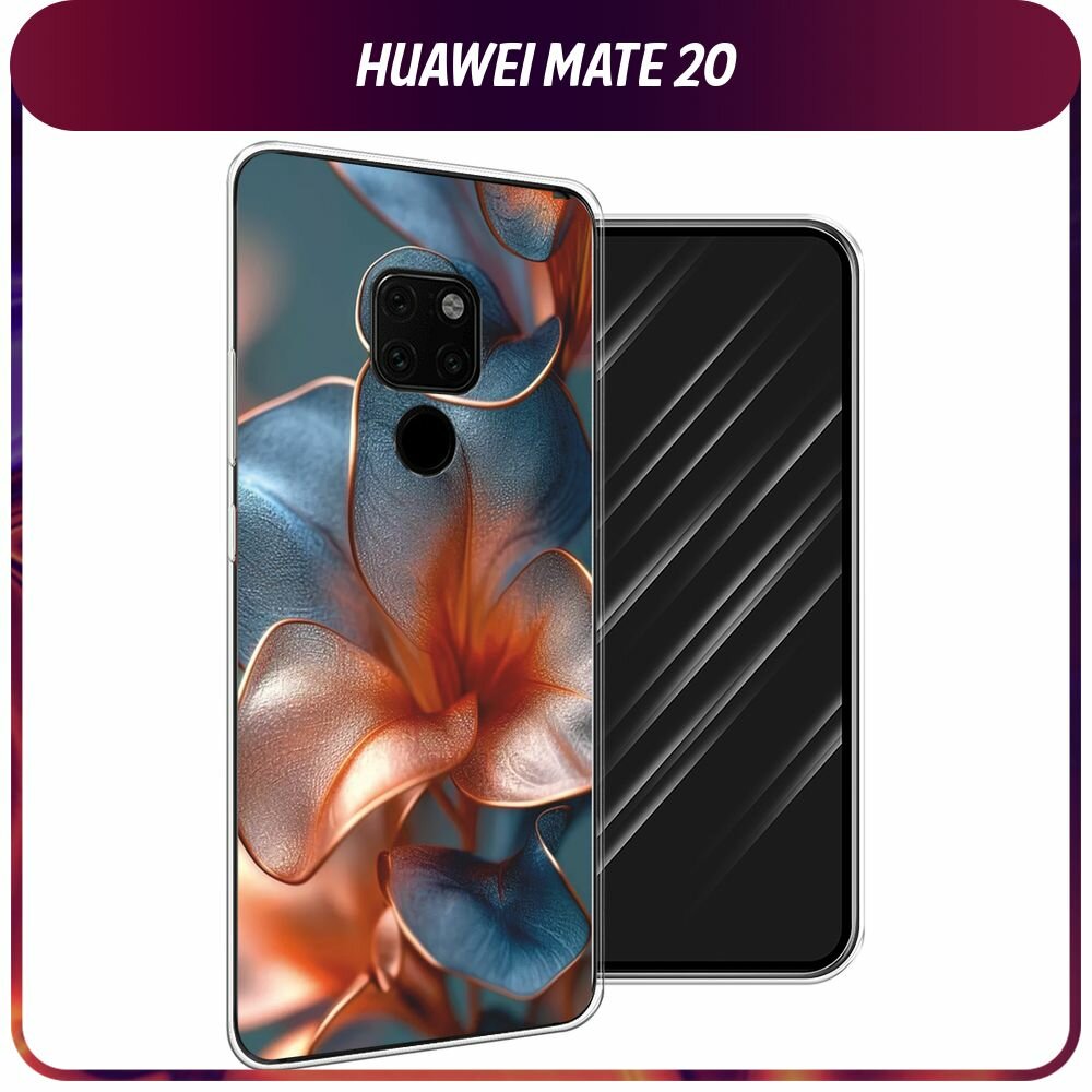 Чехол на Huawei Mate 20 / Хуавей Мате 20 с принтом "Жемчужные цветы"