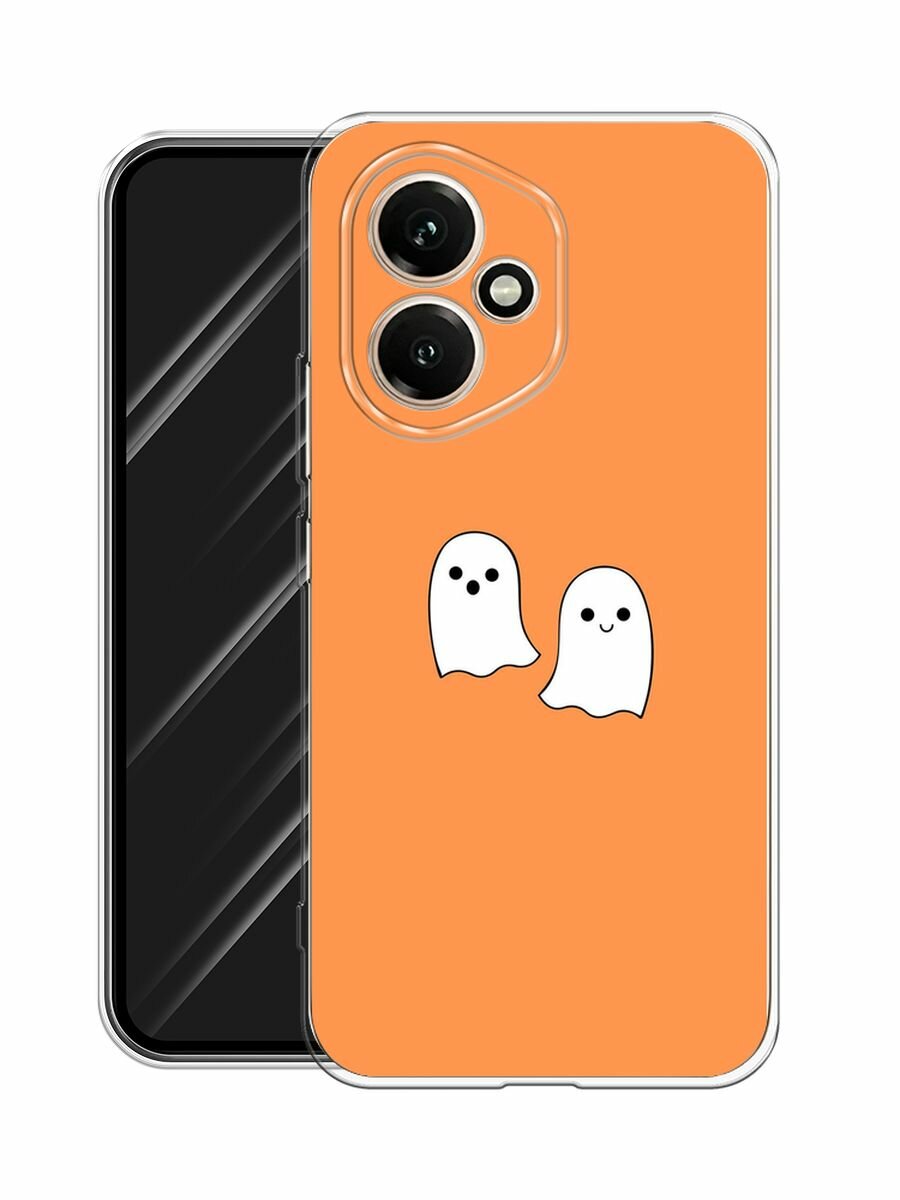 Силиконовый чехол на Honor 400 / Хонор 400 с принтом Cute ghosts — фото 1