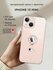 Чехол на Apple iPhone 13 mini / Айфон 13 мини с принтом "Лунный полет", прозрачн...