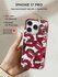 Чехол на Apple iPhone 17 Pro / Айфон 17 Про с принтом "Помада паттерн 2", прозра...