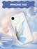 Чехол на iPhone 16e / Айфон 16е/17e с принтом "Крылья бабочки", прозрачный