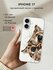 Чехол на Apple iPhone 17 / Айфон 17 с принтом "Любопытный кот", прозрачный