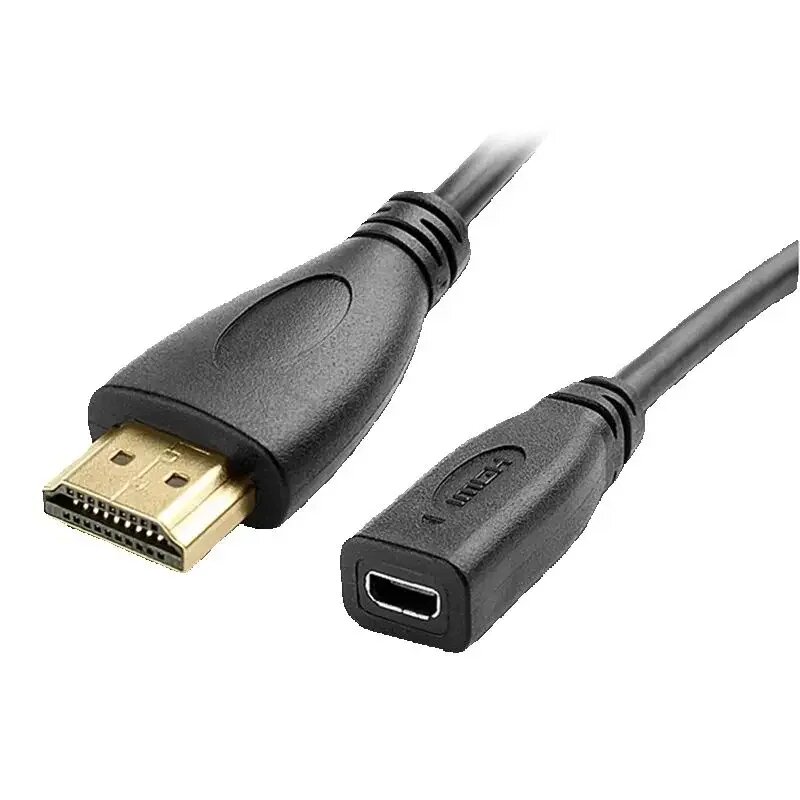 Liujyjc 15см Micro HDMI-HDMI кабель HDMI M-Micro F