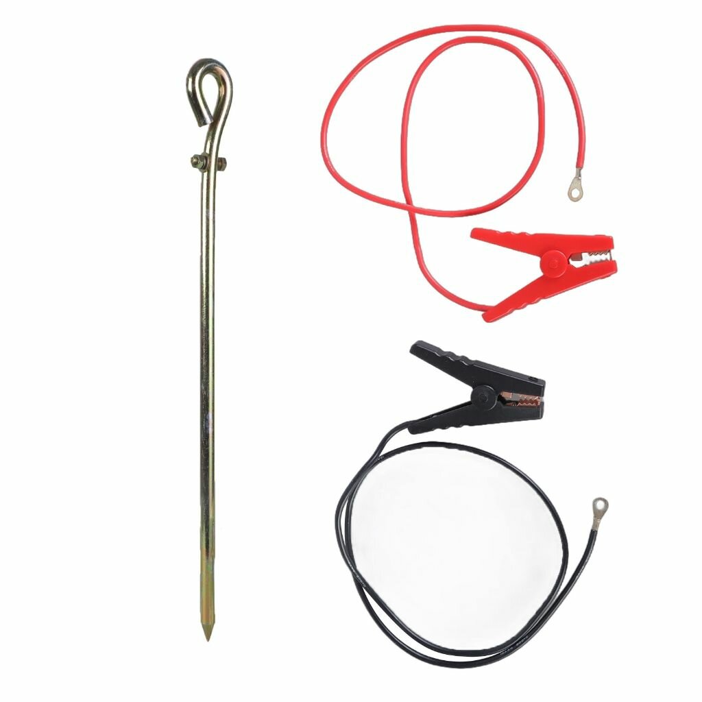 Электрическая проволока для забора и зажим для крокодилов Эффективный заземляющий стержень