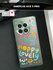 Чехол на OnePlus Ace 3 Pro / Ван Плас Эйс 3 Про с принтом "Happy lovely", прозра...