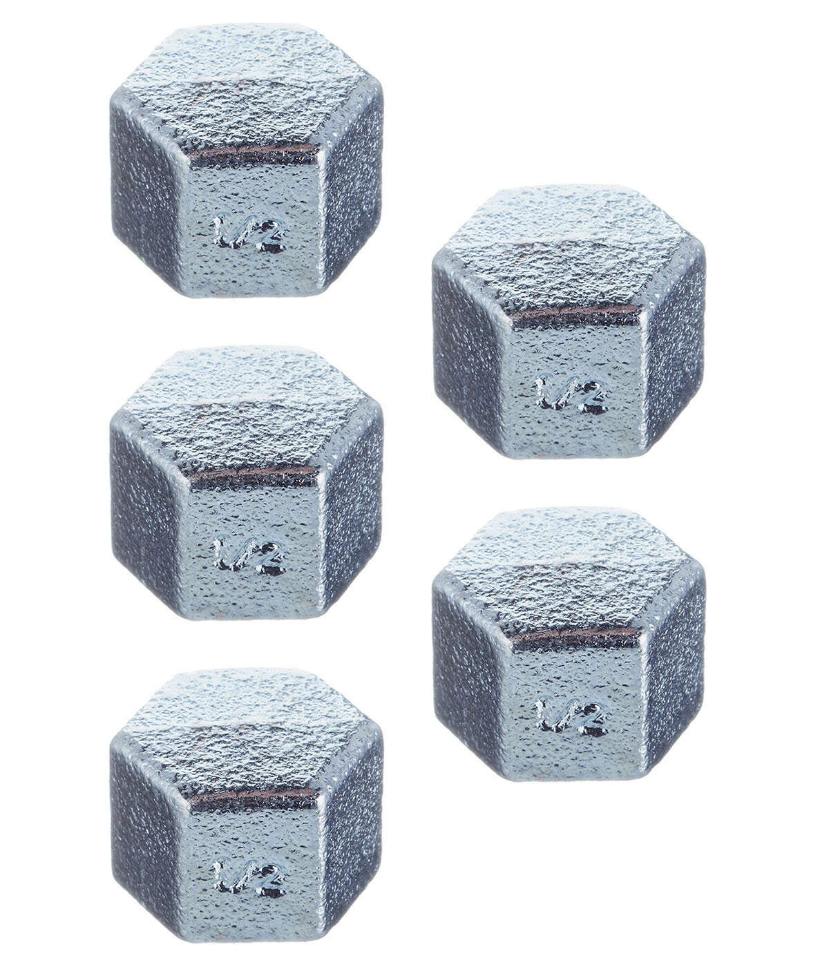 Заглушка 1/2 ВР(г) чугунная оцинкованная (5 шт.)