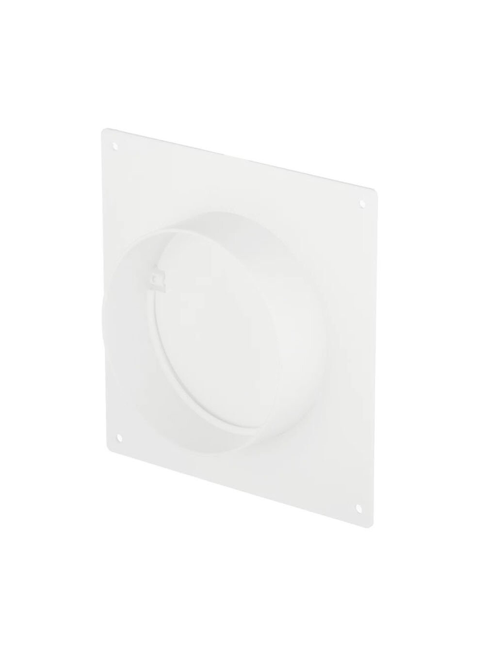 Соединитель для круглых воздуховодов с накладной пластиной с обратным клапаном пластиковый d100 мм