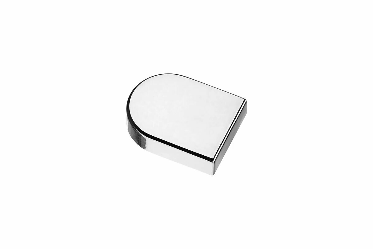 Marlok 004985 Заглушка пластиковая для петель стеклянных дверей овальная хром